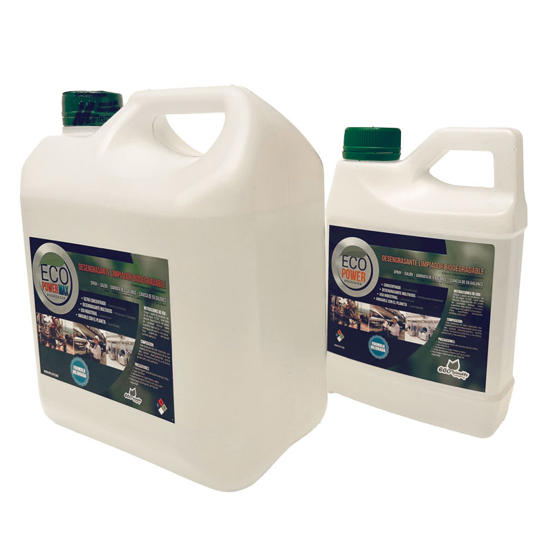 Desengrasante industrial biodegradable EcoPower Max - Mflery | Soluciones Ambientales
